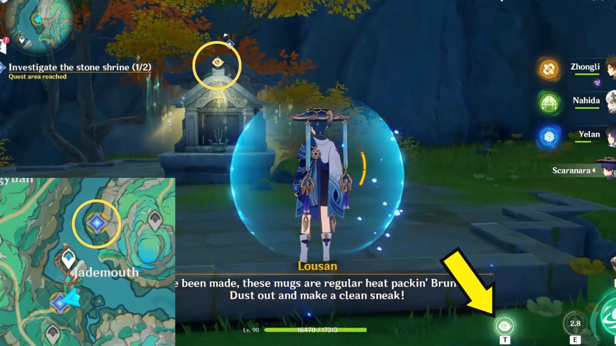How to investigate the stone shrine in Genshin Impact – Floating Jade, Treasure of Chenyu | Pro ...