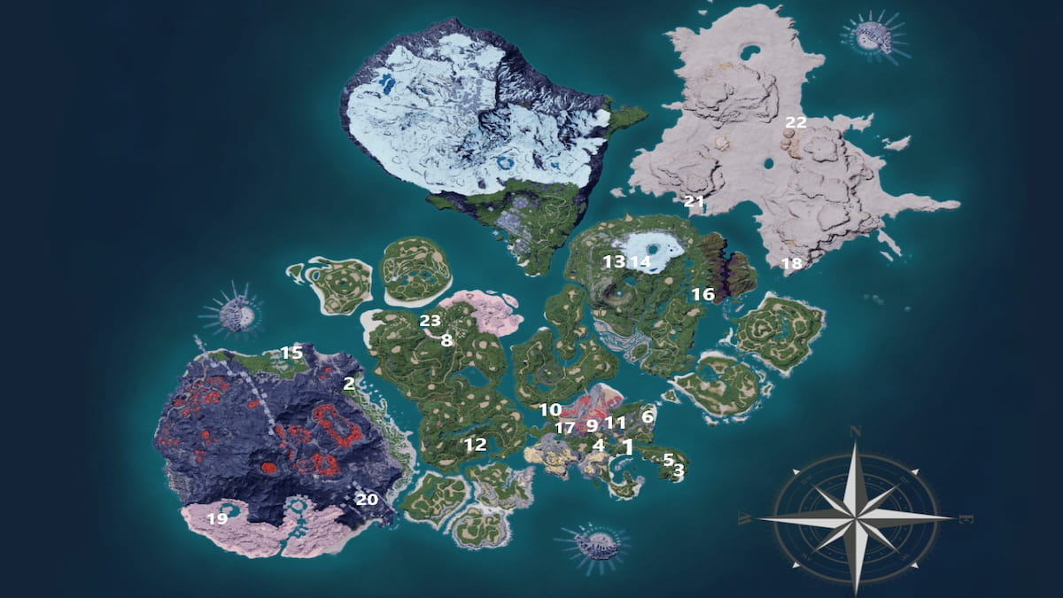 All Castaway Journal locations in Palworld - Map & Coordinates | Pro ...
