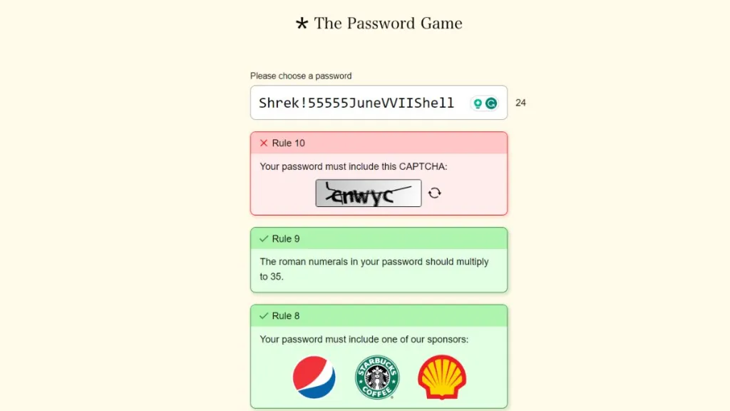 How to Beat the Password Game | Pro Game Guides