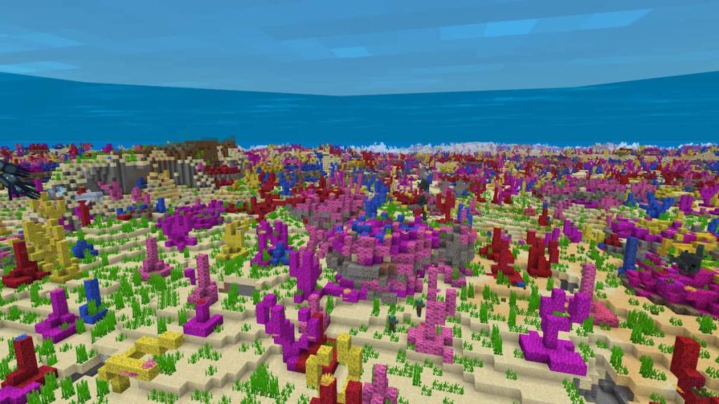 Best Minecraft Coral Reef Seeds - 1.21, Bedrock & Java (2024) - Pro ...