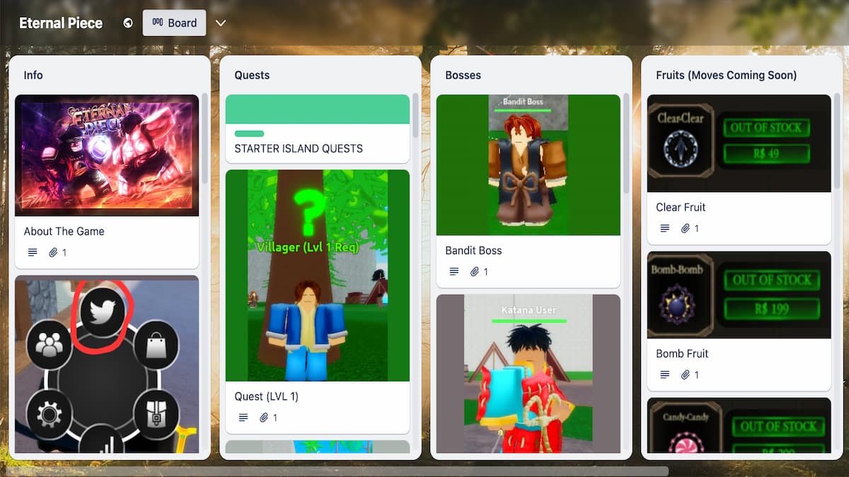 Eternal Piece Trello Discord And Important Links Pro Game Guides