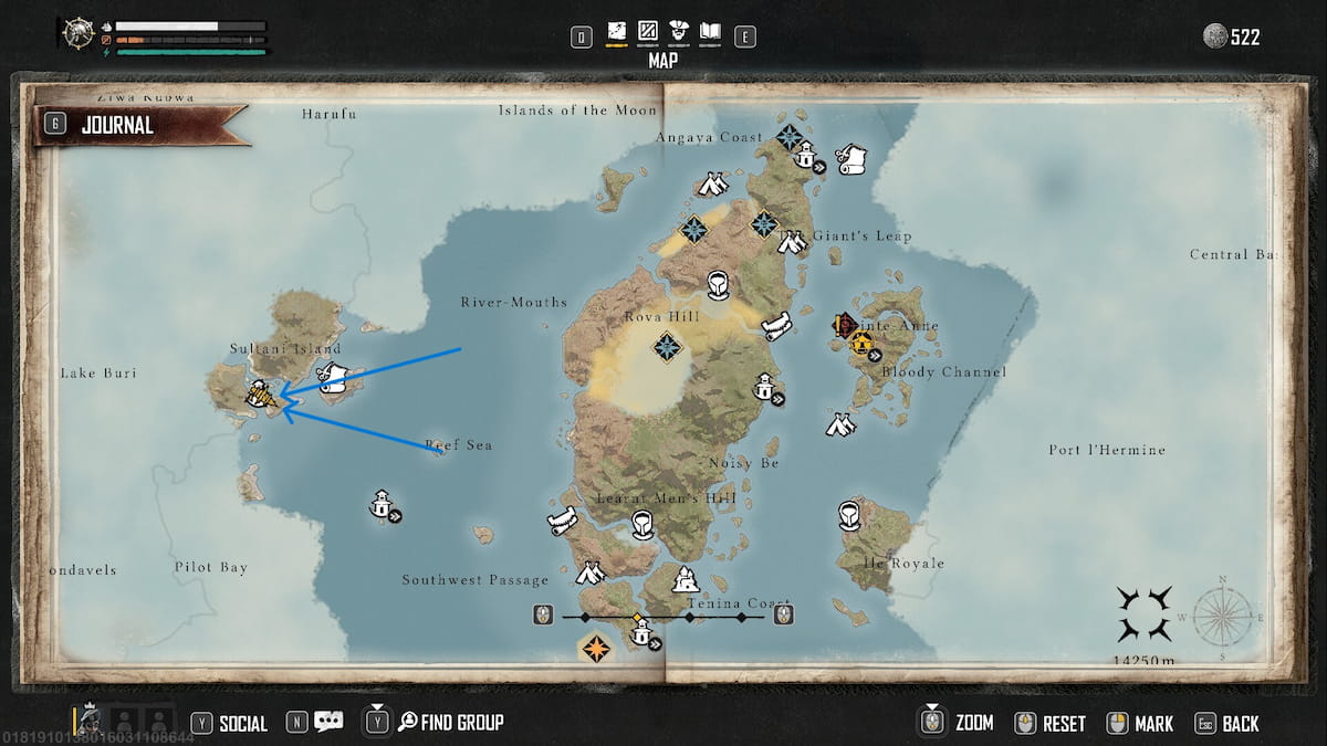 Skull and Bones Kaa Mangrove location | Pro Game Guides