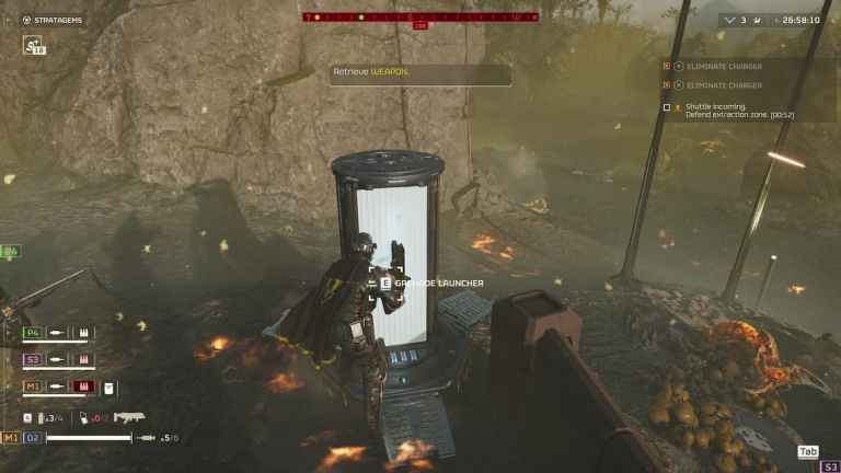 Helldivers 2 Grenade Launcher