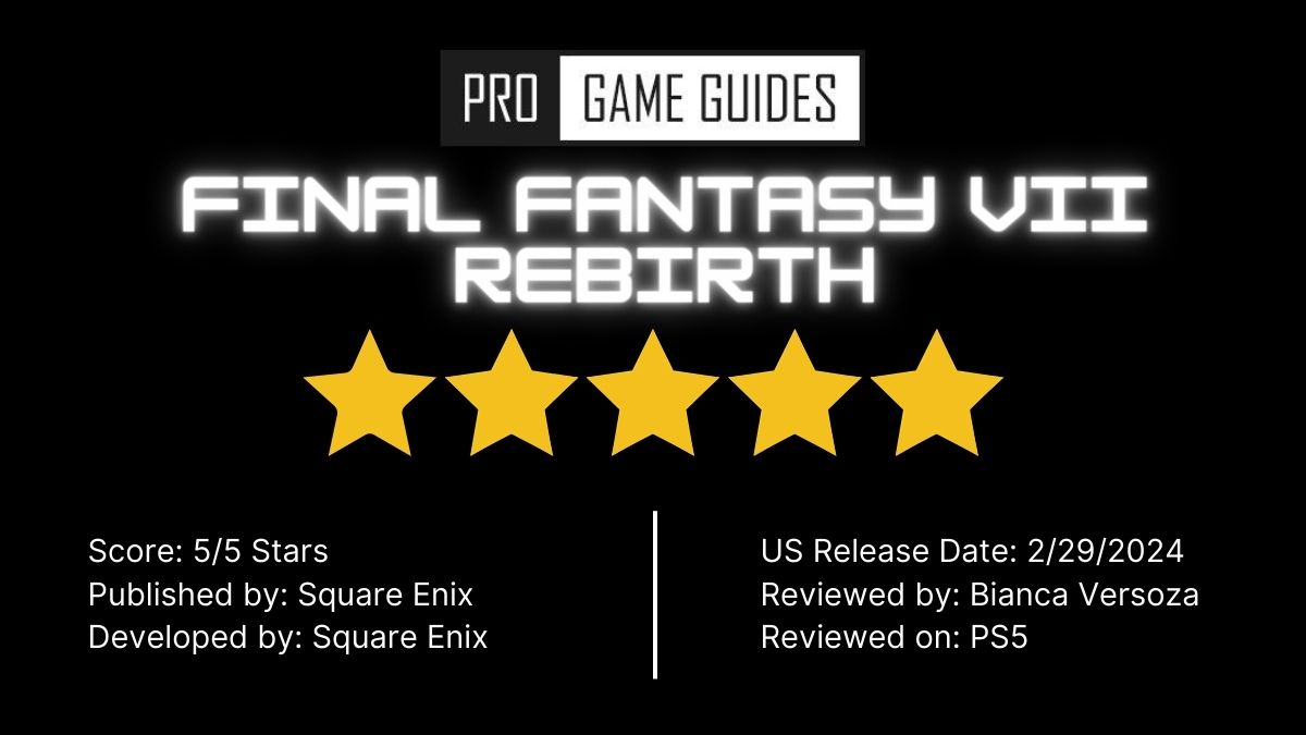 Final Fantasy 7 Rebirth Review: The golden standard for a modern day ...
