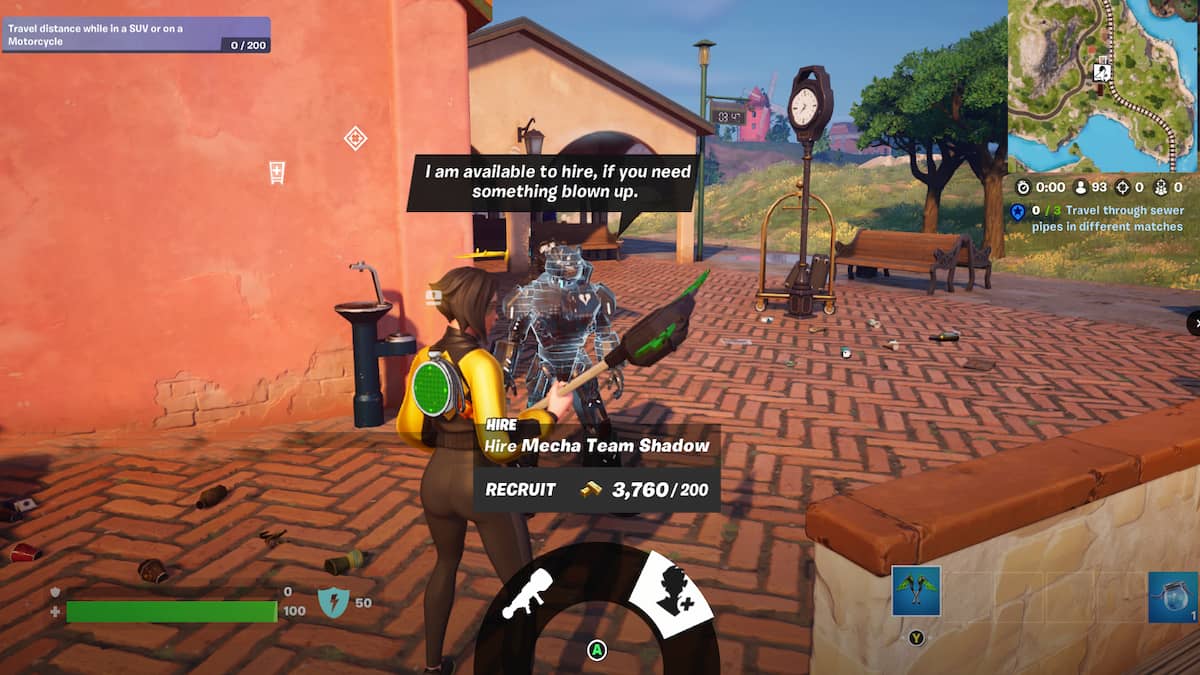 Fortnite NPC Mecha Team Shadow Location | Pro Game Guides