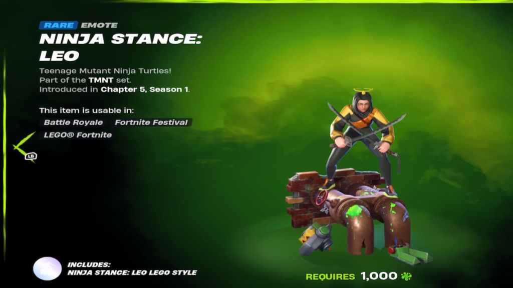 All Teenage Mutant Ninja Turtle rewards and how to get them in Fortnite ...