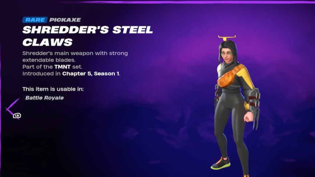 All Teenage Mutant Ninja Turtle rewards and how to get them in Fortnite ...