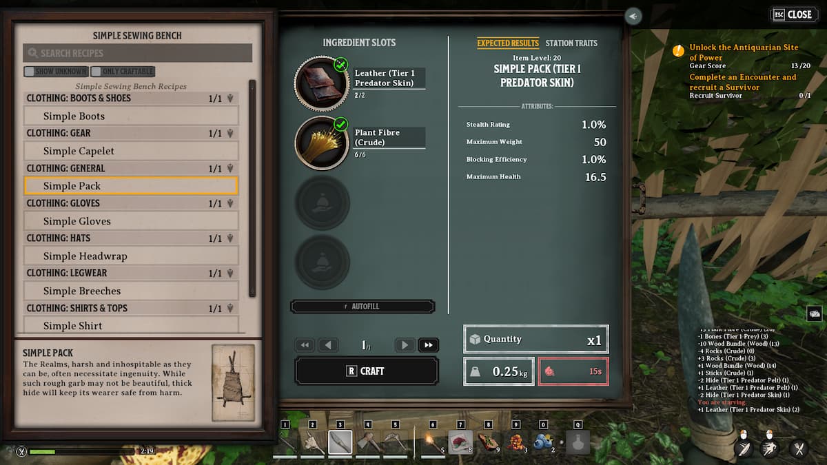 How to increase storage in Nightingale - Backpack upgrades | Pro Game ...