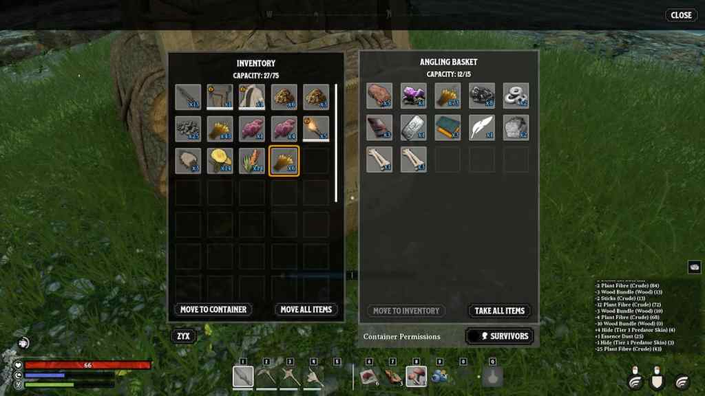 How to split item stacks in Nightingale | Pro Game Guides