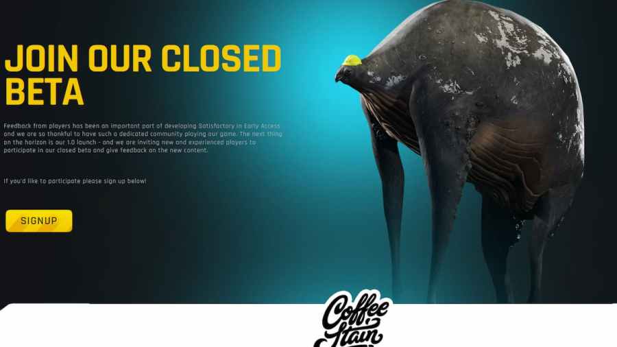 How to sign up for Satisfactory closed beta | Pro Game Guides