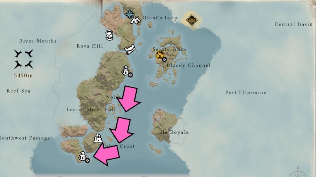 Skull and Bones Treasure Map - Sea People Relic Location | Pro Game Guides