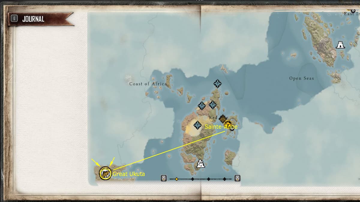 Skull & Bones Great Ukuta Location (Map) - Hunt for the Crown of Ukuta ...