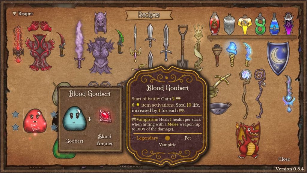 All Backpack Battles Crafting Recipes for Each Class - Pyromancer ...