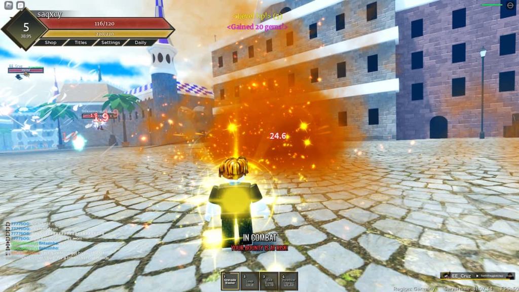 How to get The Hunt badge in Fruits Battleground (Roblox) | Pro Game Guides