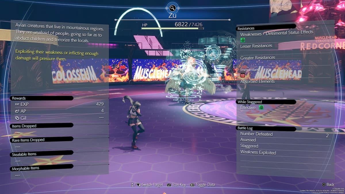 Final Fantasy 7 Rebirth Musclehead Colosseum Guide - Best teams ...