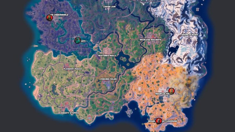 How to challenge an Olympian Boss at an Altar in Fortnite Chapter 5 ...