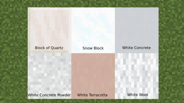 What is the whitest block in Minecraft? | Pro Game Guides