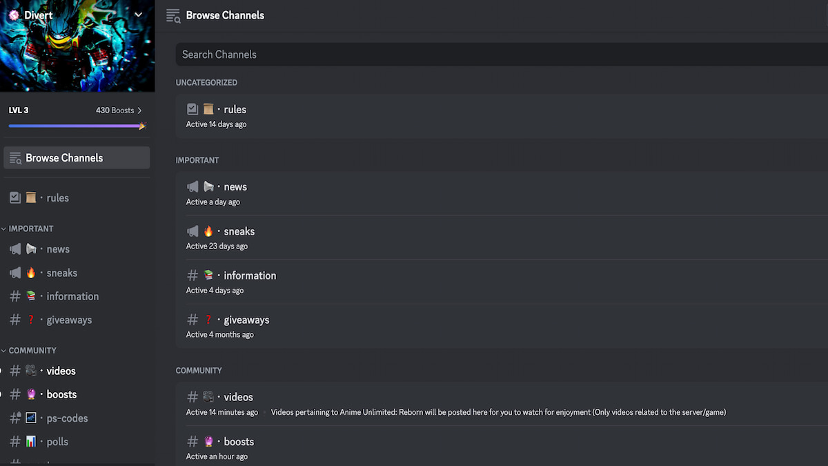 Anime Unlimited Discord, Trello, and Social Media links (AU:R) | Pro ...