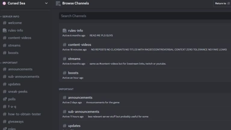 Cursed Sea Trello, Discord, & Important Links | Pro Game Guides