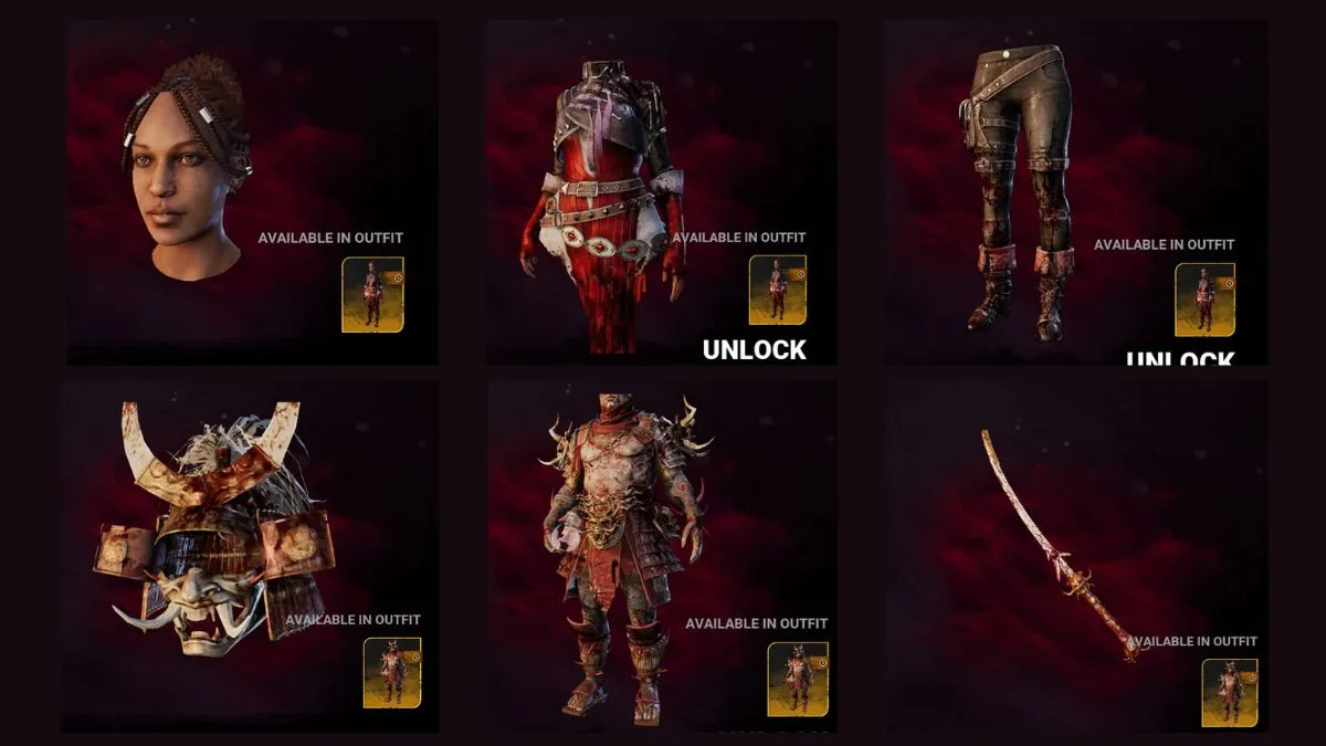 All Blood Moon Collection Skins in Dead by Daylight | Pro Game Guides