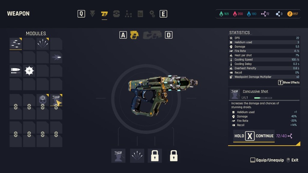 How to upgrade Weapon Modules in Outcast | Pro Game Guides