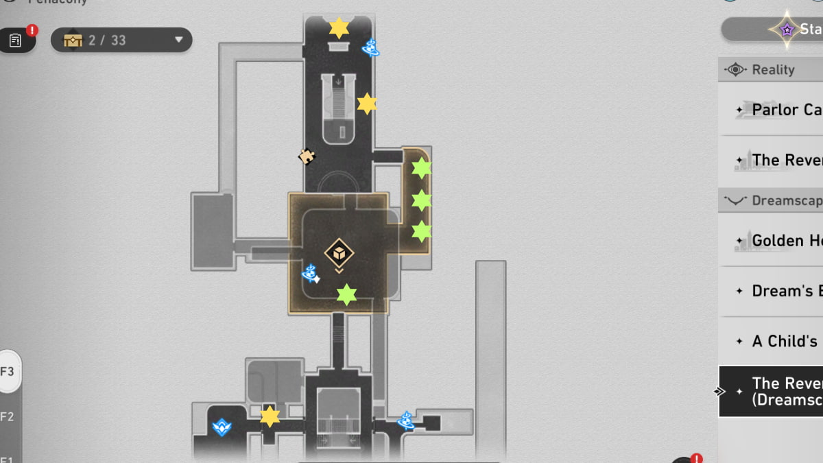 All The Reverie (Dreamscape) Treasure Chest Locations (Map) in Honkai ...
