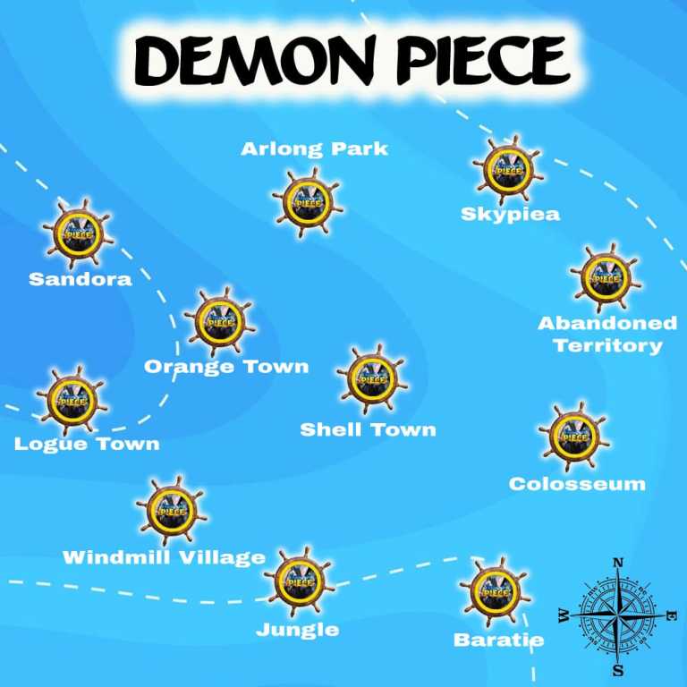 Demon Piece Map - All Islands, Quests, & Level Requirements | Pro Game ...