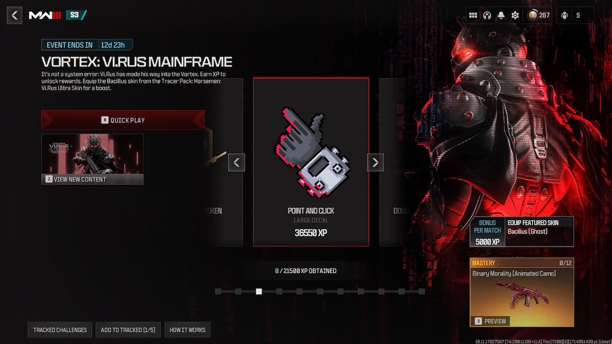 All rewards in the CoD MW3 Vortex: VI.Rus Mainframe event | Pro Game Guides