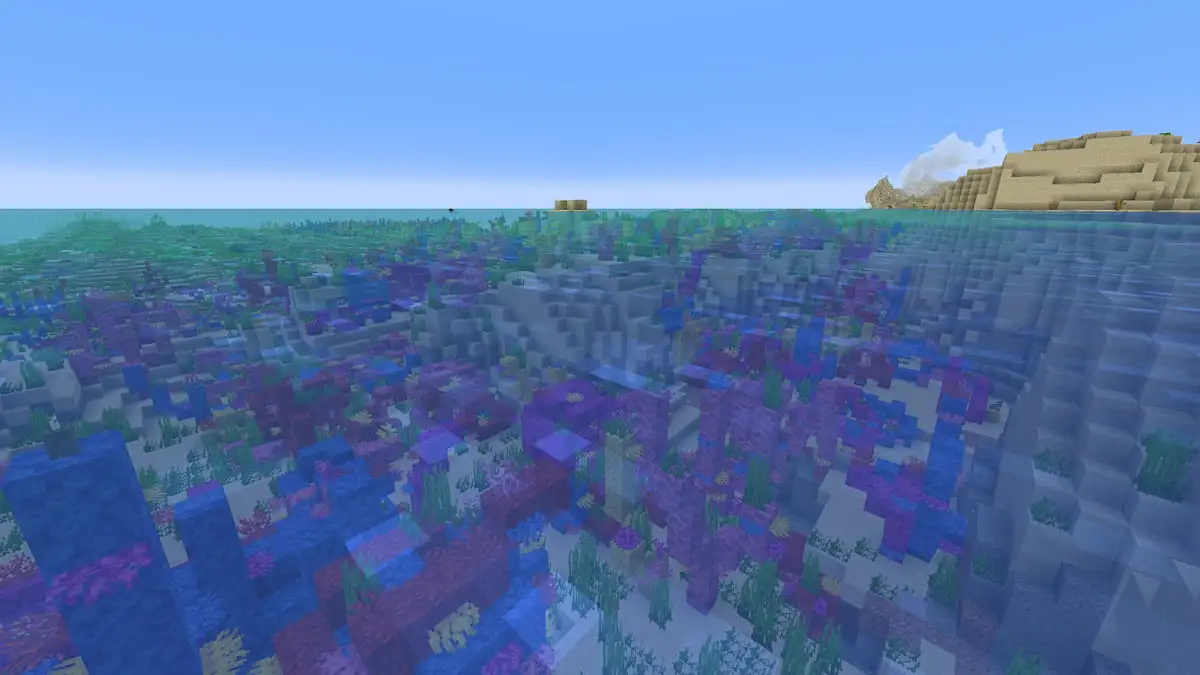 Best Minecraft Coral Reef Seeds - 1.21, Bedrock & Java (2025) | Pro ...