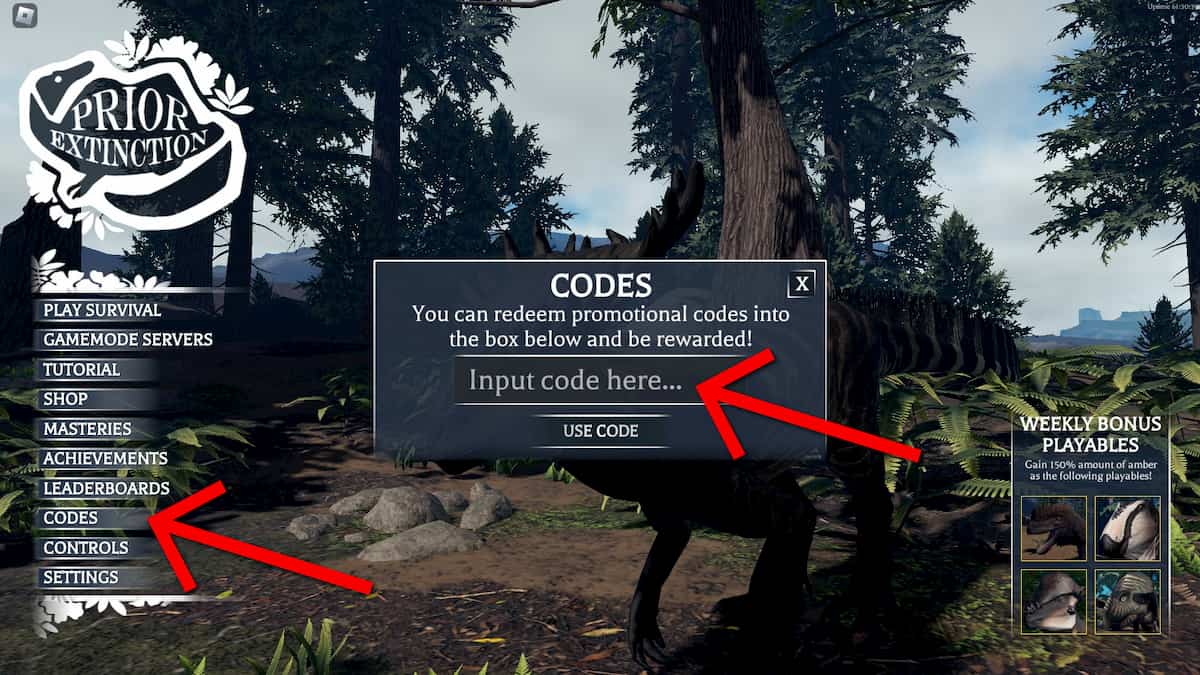 Roblox Prior Extinction Dragon Survival Codes (May 2025) | Pro Game Guides
