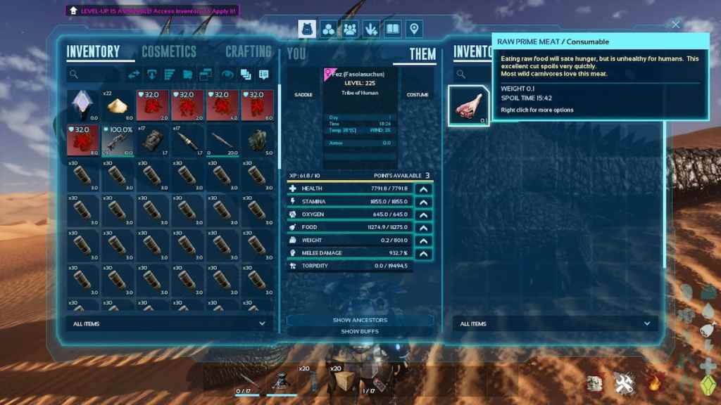 ARK Scorched Earth Ascended Fasolasuchus taming, feeding, & breeding Guide | Pro Game Guides