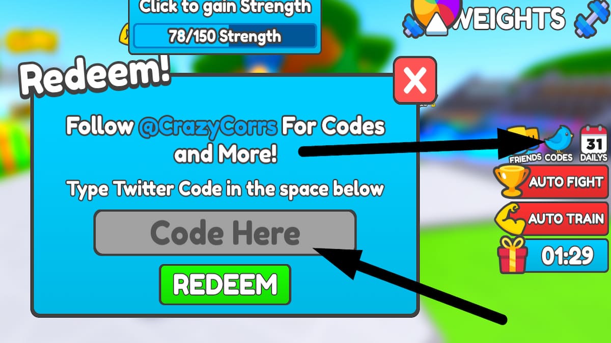 Bicep Simulator Codes (September 2024) | Pro Game Guides