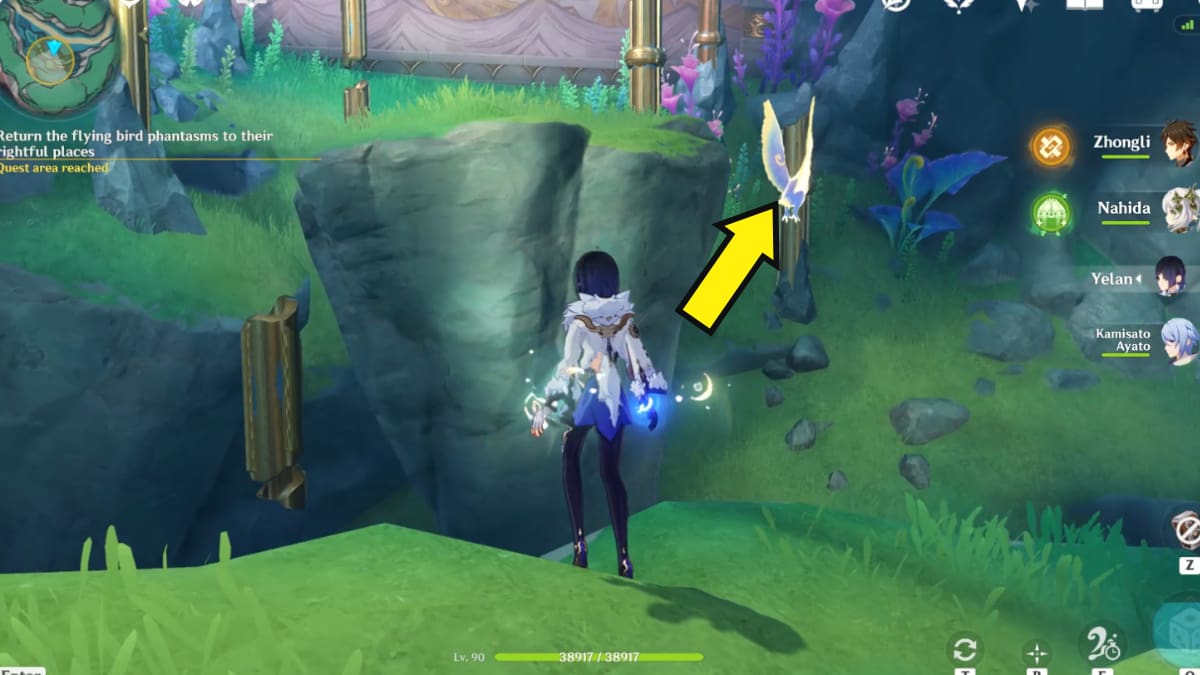 How to return the flying bird phantasms to their rightful places in ...