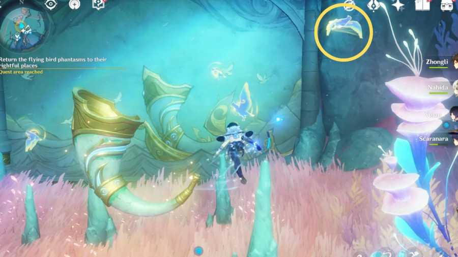 How to return the flying bird phantasms to their rightful places in ...