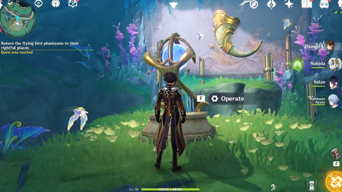 How to return the flying bird phantasms to their rightful places in ...