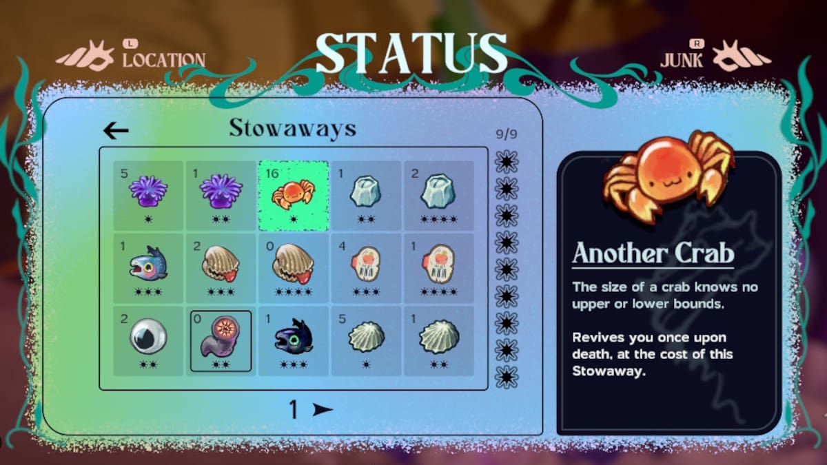 Best stowaways in Another Crab's Treasure | Pro Game Guides