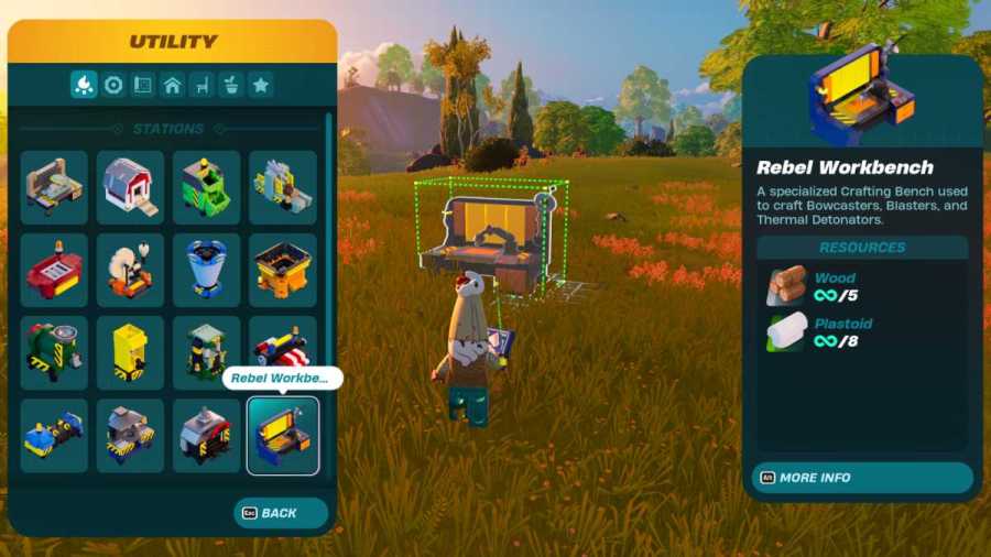 How to build a Rebel Workbench in LEGO Fortnite | Pro Game Guides