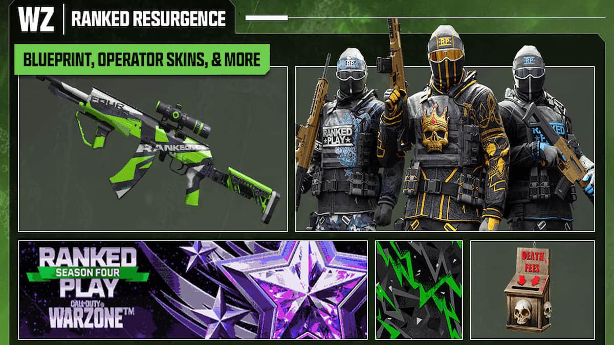 All ranked Resurgence rewards & How to get them in MW3 Season 4 | Pro ...