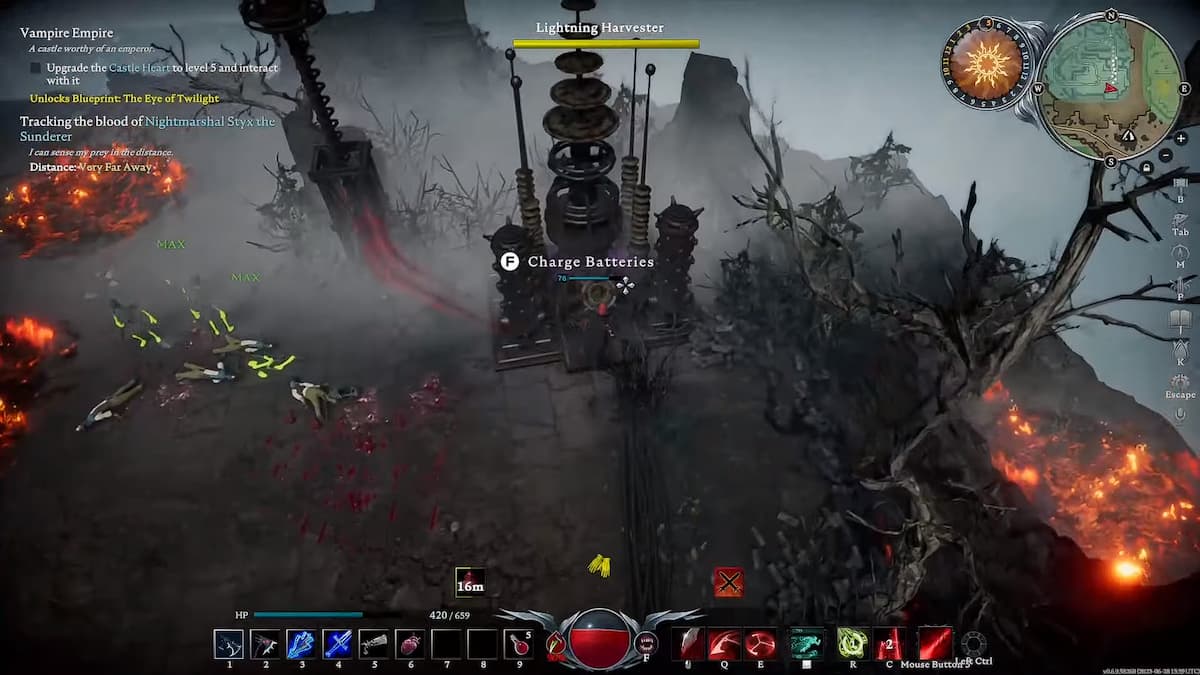 How to charge batteries in V Rising (Map) | Pro Game Guides