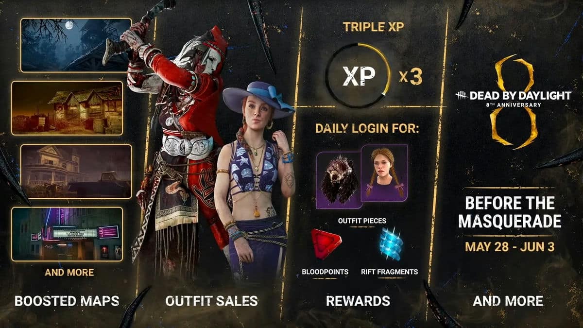 All DBD Twisted Masquerade Event Rewards & How to get them | Pro Game ...