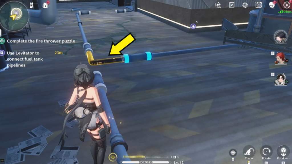 How to use Levitator to connect fuel tank pipelines in Wuthering Waves ...