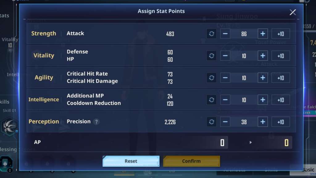 Best stats to add for Sung Jinwoo in Solo Leveling ARISE | Pro Game Guides