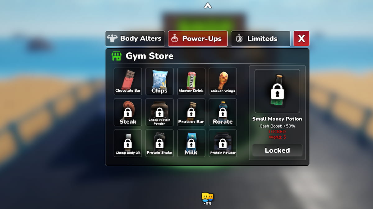 All Powerup Items in Gym League (Update 1) - Roblox | Pro Game Guides