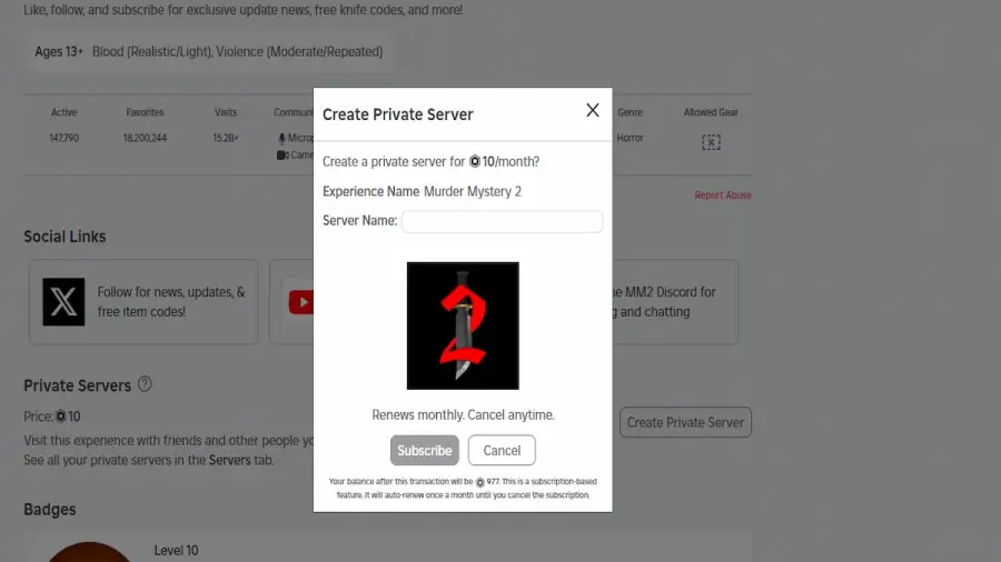Murder Mystery 2 Private Server Links (2025) - Roblox | Pro Game Guides