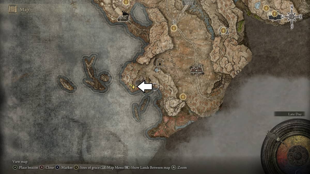 Where to find Bloodfiend's Arm (Map Location) in Elden Ring Shadow of ...