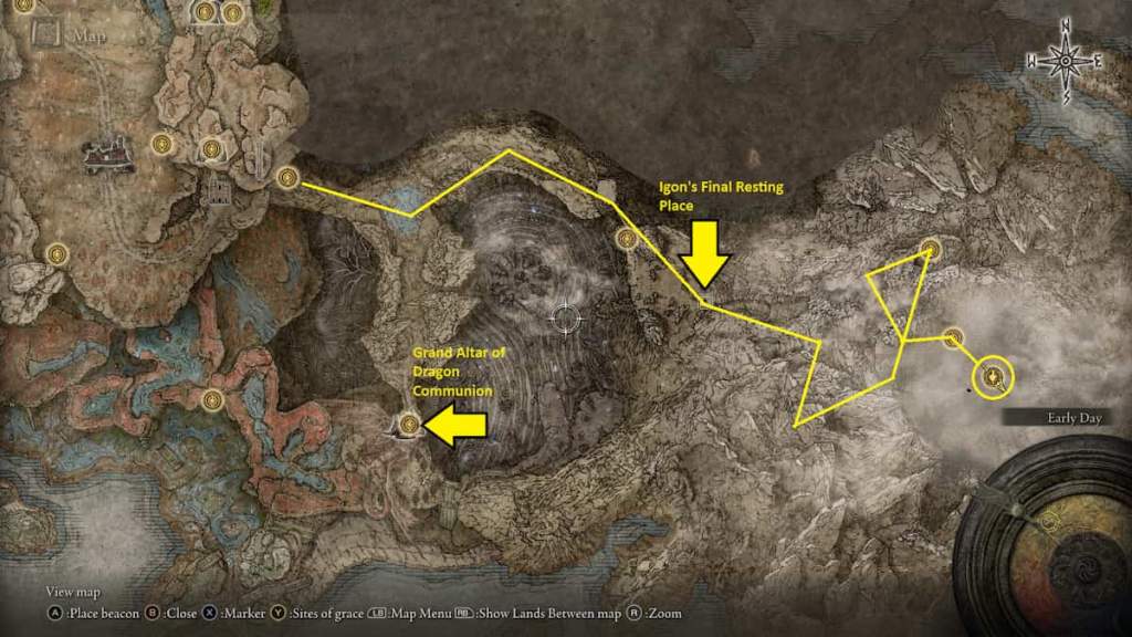 Where to find Bayle the Dread (Map Location) in Elden Ring Shadow of ...