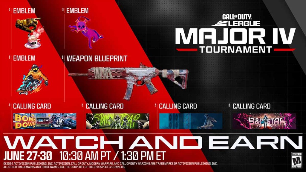 How to earn CDL Major 4 viewership rewards for MW3 & Warzone | Pro Game ...