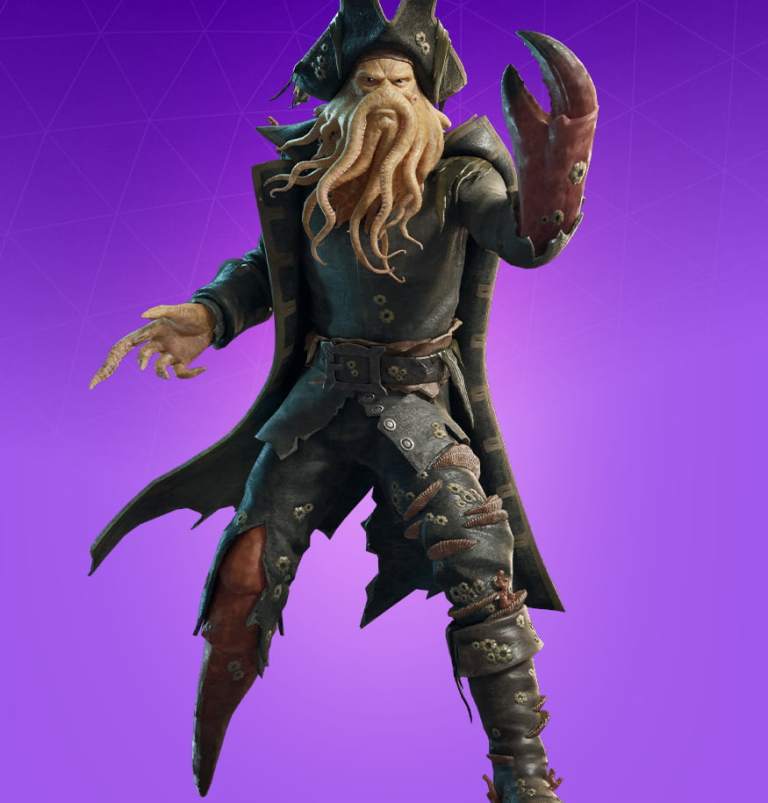 Fortnite Davy Jones Skin - Character, PNG, Images - Pro Game Guides