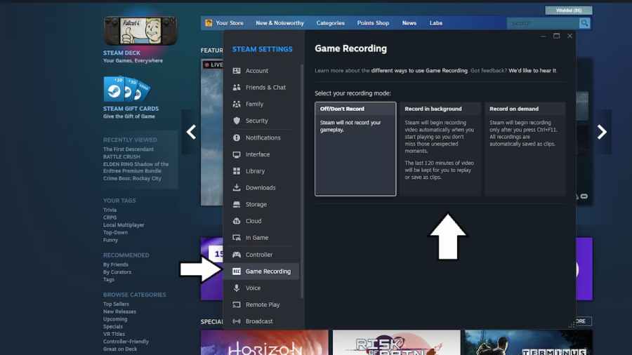 How to record and share gameplay on Steam | Pro Game Guides