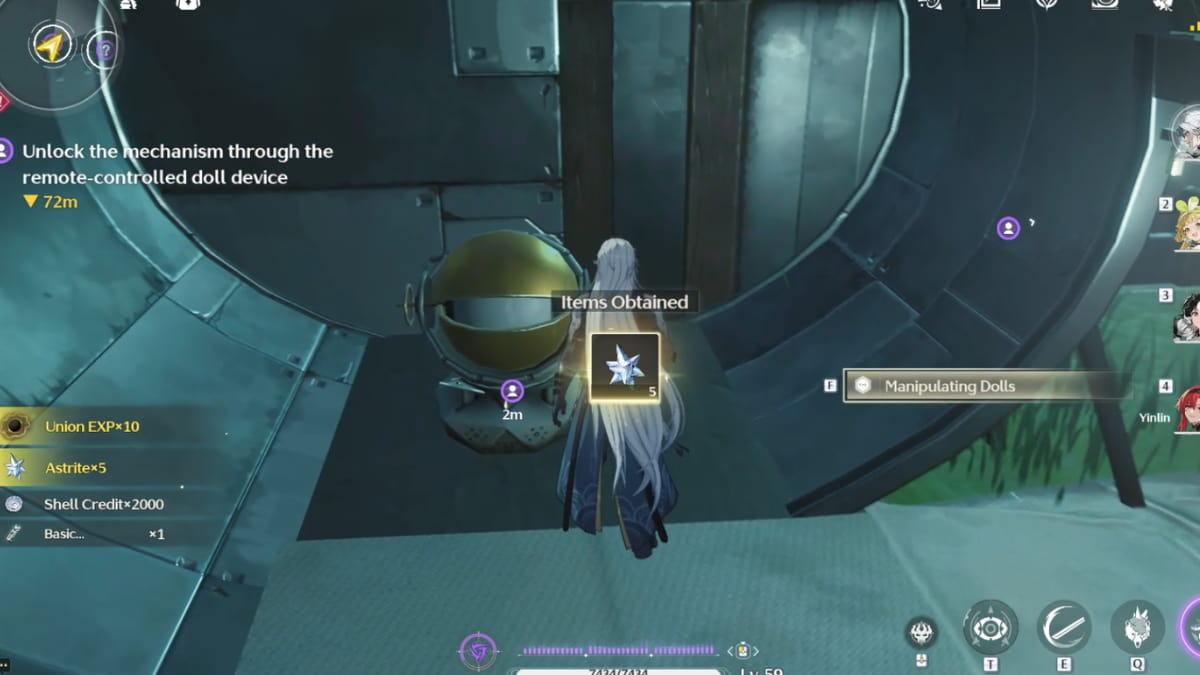 How to unlock the mechanism through the remote-controlled doll device ...